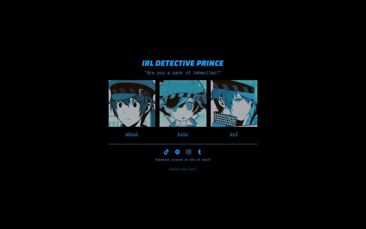 Irl Detective Prince